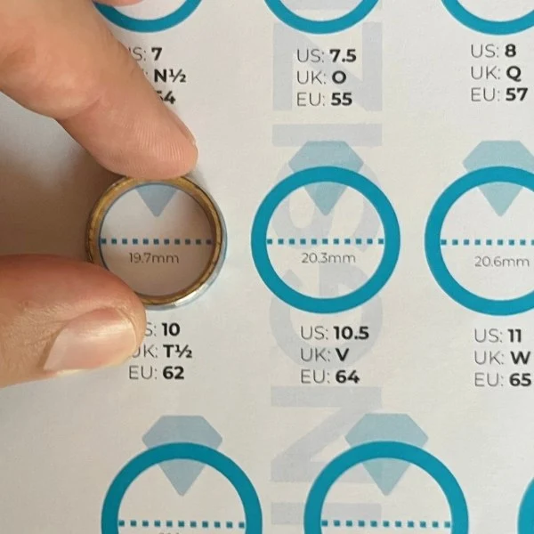 Printable ring size charts | FREE PDF | For men and women sizes